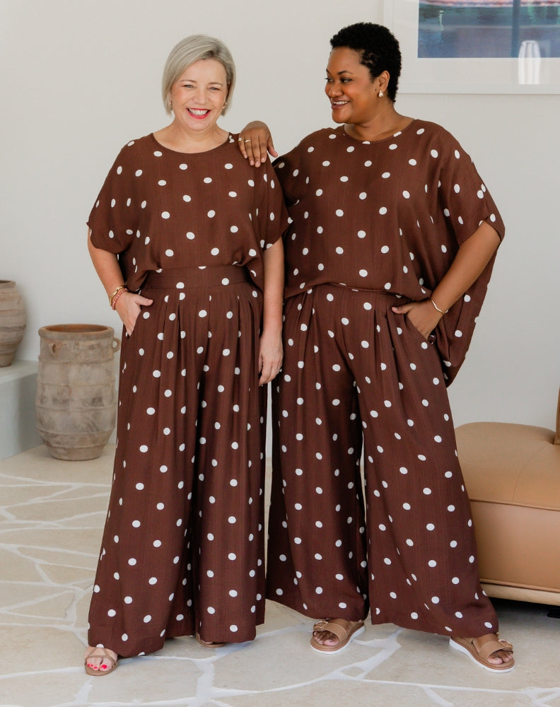 Bonnie Pant - Chocolate Spot – Freez Clothing