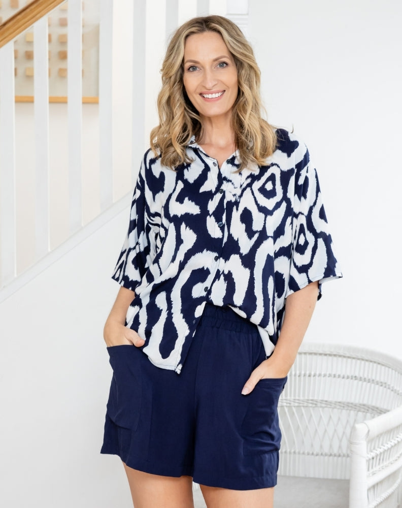 Sabrina Short - Navy – Freez Clothing