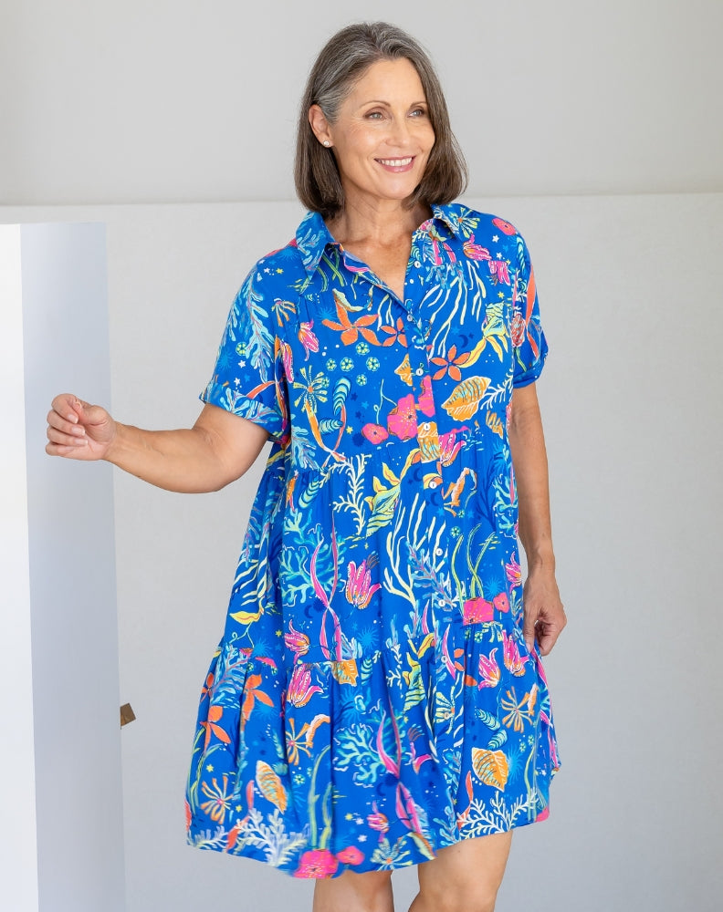 Sherry Shirt Dress - Exclusive Reef – Freez Clothing